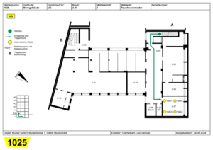 Feuerwehrlaufkarten nach DIN 14685 – Tuscheteam CAD-Service